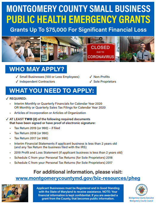 Emergency Grants for Small Businesses - Montgomery Municipal Cable ...